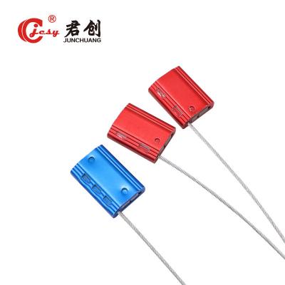 China 1.5mm Aluminum Alloy Cable Seal Pull Tight Container Security Seal JCCS006 for sale