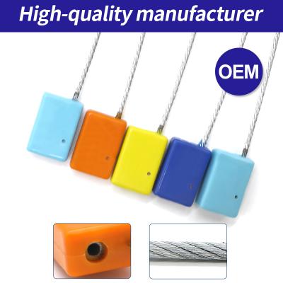 China JCCS203 Adjustable Cable Seal Security 1.8mm Diameter With White Head for sale