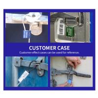 China JCCS004 Wire Cable Seal 1.5mm Diameter Laser Number Printing Cargo Truck Container Security Seal for sale