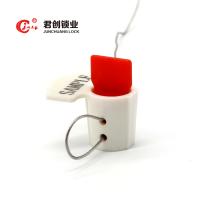 China JCMS102 Security Plastic Meter Seal with Steel Wire 0.68mm Diameter for Gas Water Electric Meters for sale