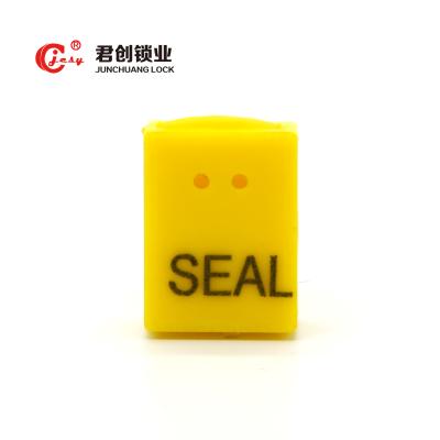 China JCMS104 Security Plastic Meter Seal with 0.68mm Steel Wire for Electric Meter for sale