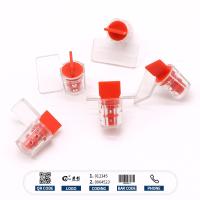 China JCMS 008 Tamper Proof Polycarbonate Meter Seal for Gas and Water Meters with Stainless Steel Wire for sale