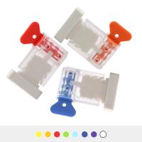 China JCMS 006 Wire Meter Seal Padlock Clear ABS PC Stainless Steel 2.5mm Diameter for sale