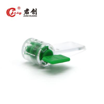 China JCMS010 Plastic Security Electric Meter Rotation Seal 0.6mm Wire 300mm Cable for sale