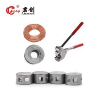 China JCMS203 Sealing Screw Electric Meter Seal Twist Pliers 0.6mm Wire Custom Length for sale