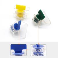 China JCMS004 Plastic Security Meter Seal Tamperproof Twist Lock 20.7mm PC ABS for sale