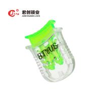 China JCMS001 Water Electric Gas Meter Seal PC+ABS 21x30.2x6.4mm Laser Marking for sale