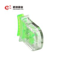 China JCMS001 Water Electric Gas Meter Seal PC+ABS 21x30.2x6.4mm Laser Marking for sale