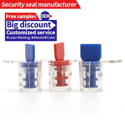 China JCMS003 Meter Seal Water Meter Seal Wire Seal 22.5mm Lock Body 0.68mm Wire Diameter for sale