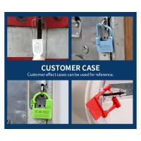 China JCPL005 plastic padlock security seals small clear padlock seal for sale