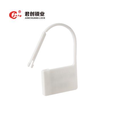 China Disposable Plastic Padlock Seal 23x41.85mm One Time Use Lock for Luggage Security for sale