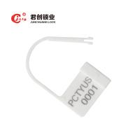 China Disposable Plastic Padlock Seal 23x41.85mm One Time Use Lock for Luggage Security for sale