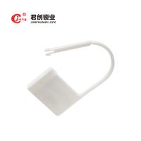 China Disposable Plastic Padlock Seal 23x41.85mm One Time Use Lock for Luggage Security for sale