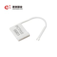 China Disposable Plastic Padlock Seal 23x41.85mm One Time Use Lock for Luggage Security for sale