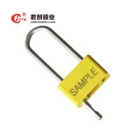 China Custom Padlock Security Seal for Cash Bag JCPL201 Plastic Body with Steel Wire 2mm for sale