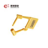 China JCSY JCPL002 Plastic Padlock Security Seal 150N Tensile Strength SGS Certified for sale