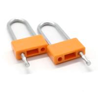 China JCPL201 Heavy Duty Padlock Seal Red ABS Iron Electric Meter Lock 32x85.8mm for sale
