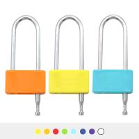 China JCPL201 Heavy Duty Padlock Seal Red ABS Iron Electric Meter Lock 32x85.8mm for sale
