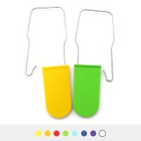 China JCPL203 Electric Meter Padlock Seal PP 21x80.6mm Heavy Duty Numbered Yellow Split Lock Security Seal for sale