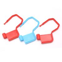 China Disposable High Security Padlock Seal PP 41x62x4mm Tamper Proof with Custom Logo for sale