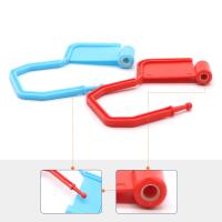 China Disposable High Security Padlock Seal PP 41x62x4mm Tamper Proof with Custom Logo for sale