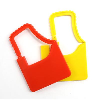 China JCPL005 Plastic Padlock Security Seal 38.2x61mm for Airline Luggage Bank for sale