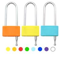 China JCPL201 Plastic Security Padlock Seal 32x85.8mm ABS Iron Computer Wire Lock for sale