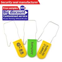 China JCPL203 Small PP Padlock Meter Seal 21x80.6mm for Computer Security Wire Lock for sale