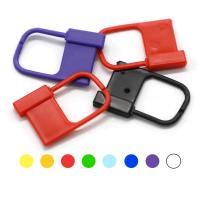 China Disposable Steel Padlock with Chain for Container Security 21.5x31.5mm for sale