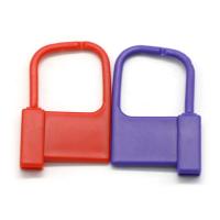 China Plastic Padlock Security Seal 21.5x31.5mm Tamper Evident Lock for Hospital Crash Cart for sale