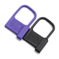 China Tamper Evident Plastic Security Padlock Seal 21.5x31.5mm for Airline Logistics for sale