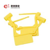 China JCPL003 Transparent Plastic Padlock Seal for Truck Railway Oil Logistics 24.7x46.3mm for sale