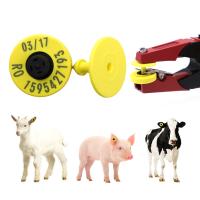 China JCET010 NFC Animal Ear Tag for Cattle Sheep Pig Custom TPU RFID Livestock Tag for sale