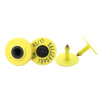 China JCET010 NFC Animal Ear Tag for Cattle Sheep Pig Custom TPU RFID Livestock Tag for sale