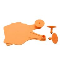 China JCET005 TPU Animal Ear Tag for Cattle Sheep Pig with Laser Numbering Custom Logo for sale
