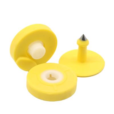 China JCET009 Smallest TPU Animal Ear Tag with Laser Numbering for Cattle Sheep Rabbit for sale