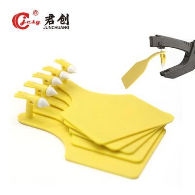 China JCSY JCET001 Custom Visual Z Ear Tag for Cattle Cow Ox Buffalo Identification TPU 5-10 Years for sale