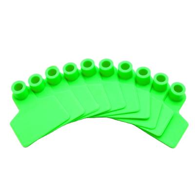 China TPU Animal Ear Tags for Cattle Sheep Goat Custom Laser Printing Red Yellow Green Durable Livestock Management for sale