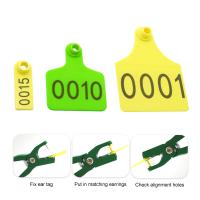 China JCET Custom TPU Animal Ear Tags for Cattle Sheep Pigs with RFID Option 134.2kHz for sale