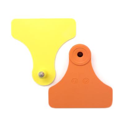 China JCET027 TPU 134.2kHz Hitag S256 RFID Animal Ear Tag for Cattle Sheep Rabbit for sale