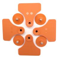 China JCET027 TPU 134.2kHz Hitag S256 RFID Animal Ear Tag for Cattle Sheep Rabbit for sale