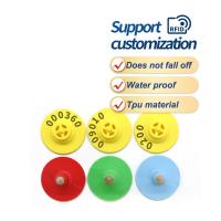 China JCET032 One Piece UHF Ear Tags for Swine Sheep Alpaca Goat Livestock 30mm for sale