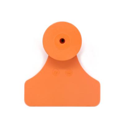 China JCET027 RFID Electronic Combo Ear Tag TPU Material Animal Ear Tag for Sheep Goat Livestock Tracking for sale