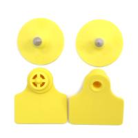China TPU Animal Ear Tag with Chip for Cattle Sheep Goat Livestock ID Tracking 30mm for sale
