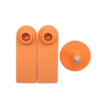 China RFID TPU Animal Ear Tag for Pig Farm Equipment 134.2kHz Serial Number Custom for sale