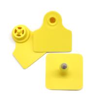 China JCET031 RFID TPU Animal Ear Tag for Cattle Sheep Goat Livestock Identification 134.2kHz for sale