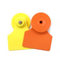 China JCET029 RFID TPU Animal Ear Tag for Sheep Goat Livestock Identification 2 Piece Set for sale