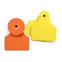 China JCET029 RFID TPU Animal Ear Tag for Sheep Goat Livestock Identification 2 Piece Set for sale
