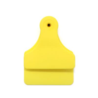 China JCET026 Smart Farm RFID Animal Ear Tag TPU Material Serial Number for Sheep Goat Livestock Management for sale