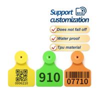 China JCET022 Livestock Identification Ear Tags for Cattle Sheep Goat Pig Farm Animal Tracking for sale